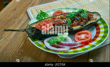 Arabic stuffed Eggplant -Cheikh el mehchi , Palestinian Arabic Food ...