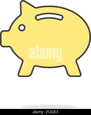 Concept coin icon. Simple illustration of concept coin vector icons set ...