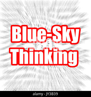Blue Sky Thinking concept Stock Photo - Alamy