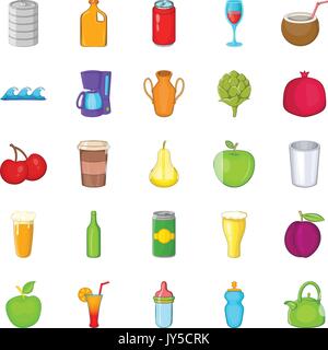 Heavy drinking icons set, cartoon style Stock Vector Image & Art - Alamy