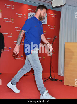 Rakuten, FC Barcelona, Lionel Messi, July 13, 2017, Tokyo, Japan ...