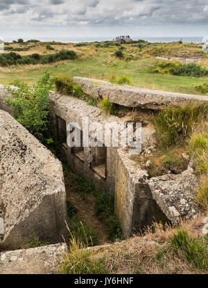 Remains of the German defences that were part of the Atlantic Wall in ...