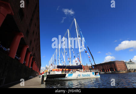 A general view of Nasdaq at Albert Docks, Liverpool ahead of this ...