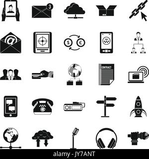 Remark icons set, simple style Stock Vector Image & Art - Alamy