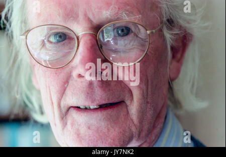 Professor John Maynard-Smith, from the University of Sussex, at home in ...