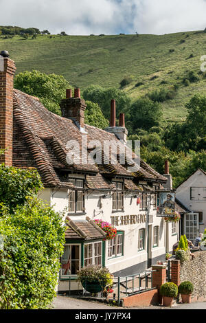 The Shepherd and Dog pub in Fulking, East Sussex Stock Photo - Alamy