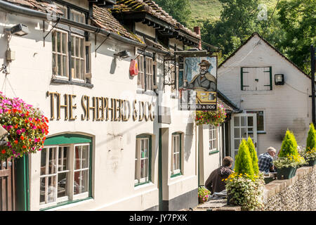 The Shepherd and Dog pub in Fulking, East Sussex Stock Photo - Alamy