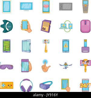 Widget icons set, cartoon style Stock Vector Image & Art - Alamy