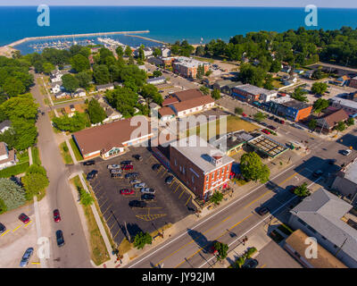 Lexington Michigan tourist destination downtown area Stock Photo - Alamy