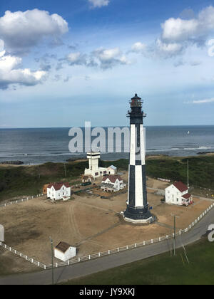 Aerial view the old beach and structure of The Macuto Sheraton hotel ...