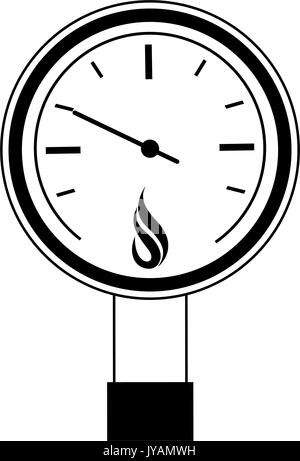 Speedometer, barometer, fuel and petrol gauge logo set. Dial indicator ...