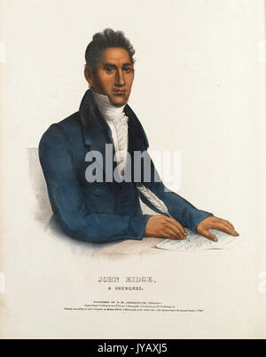 John Ridge, A Cherokee Stock Photo - Alamy