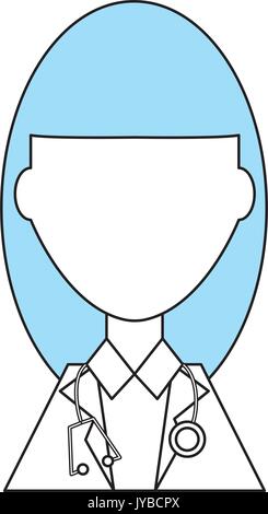 Woman doctor faceless avatar Stock Vector Image & Art - Alamy