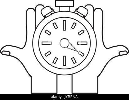 Clock hands, time black pointers, isolated watch arrows. Vector black icons of essential ...