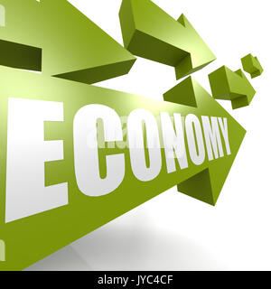 Economy arrow image with hi-res rendered artwork that could be used for ...