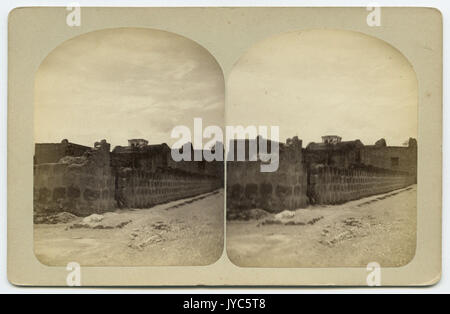 This partial view of the ruins of Black Fort was captured by General ...