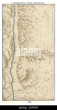 Illustration of The Israelites crossing the Jordan River following the ...