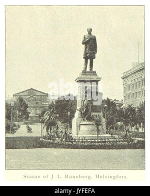 The sculpture of Finnish national poet Johan Ludvig Runeberg at the ...