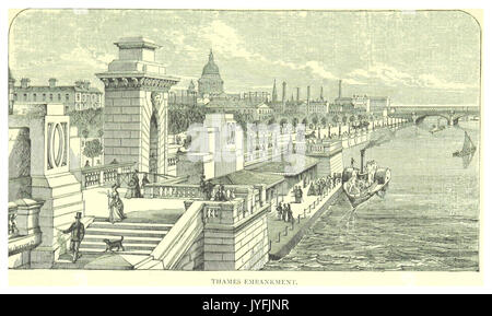 Thames Embankment Works, London, 1873 Stock Photo - Alamy