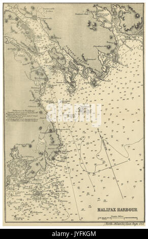 A map of Halifax Harbour Stock Photo - Alamy