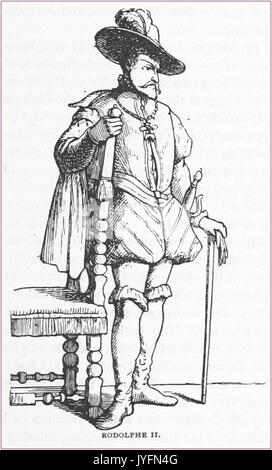 Portrait of Rudolf II, Holy Roman Emperor, from the 1854 series 'Two ...