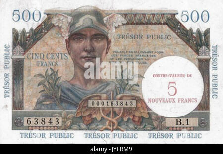 AAA tresor 5 nf e Stock Photo - Alamy