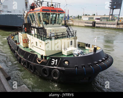 31 tugboat IMO 9684031 ENI 06105142, Zandvliet sluis, Port of Antwerp ...