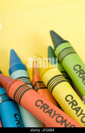 Bunch of crayons Stock Photo - Alamy