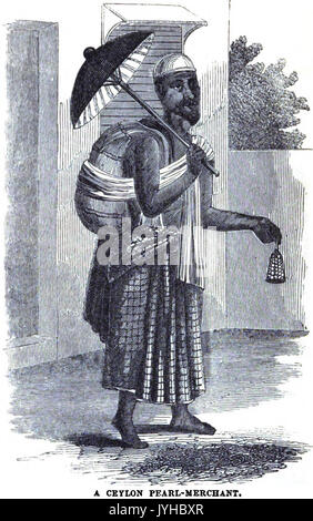 A Ceylon Pearl Merchant Stock Photo - Alamy