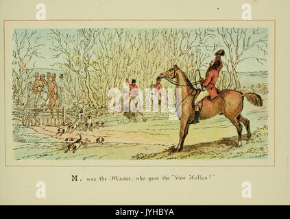 ABC of fox hunting (Plate 13 Stock Photo - Alamy