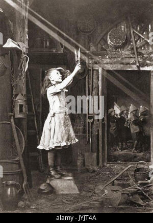 Adam Diston Cutting a sunbeam 1886 Stock Photo - Alamy
