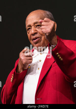 Released prisoner of war Lt. Col. Robert L. Stirm is greeted by his ...