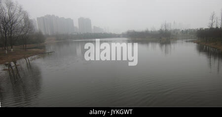 A corner of Lake Yang in Yanghu Wetland Park Stock Photo - Alamy