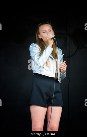 Singer Jess Folley, first ever winner of TV show The Voice Kids ...