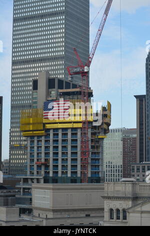 A skyscraper under construction in Boston, MA Stock Photo - Alamy
