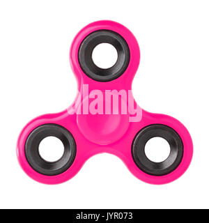 pink fidget spinner isolated on white background Stock Photo - Alamy
