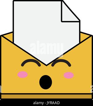 Cartoon character of file folder a with what expression Stock Vector ...