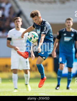 Sinsheim, Deutschland. 19th Aug, 2017. Dennis GEIGER (1899) im ...