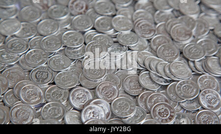 Huge pile of the China coins Stock Photo - Alamy