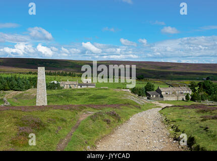 Lead mining remains, Hurst, Swaledale, Yorkshire Dales, North Yorkshire ...
