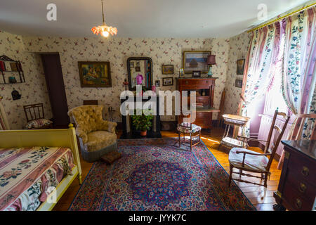 Interior of Claude Monet's home in Giverny, Normandy, France Stock ...