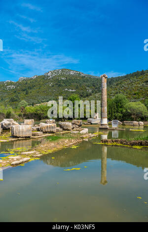 April 11, 2017 - Claros, Izmir province, Turkey. Claros, an ancient ...