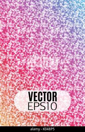 Polygonal rainbow mosaic background. Abstract low poly vector ...