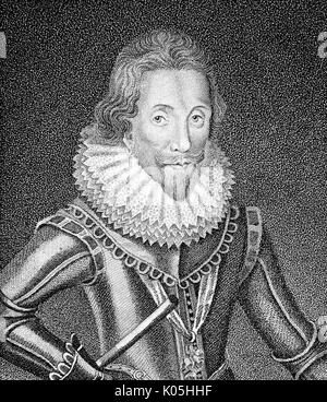 Henry Wriothesley, 3rd Earl of Southampton (1573-1624). Portrait by an ...