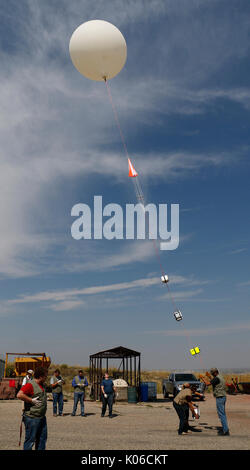 NASA students launch one of 50 high-altitude balloons launched from ...