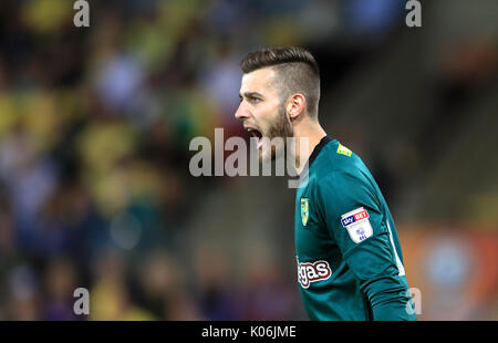 Norwich City goalkeeper Angus Gunn Stock Photo - Alamy