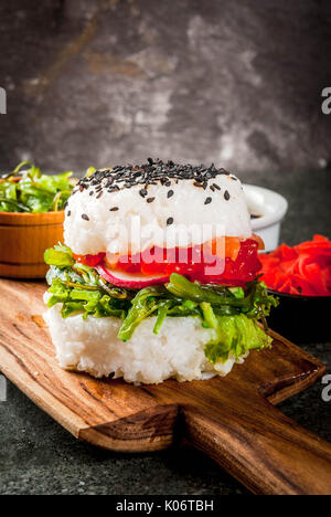 tasty homemade sushi sandwich with organic ingredients Stock Photo - Alamy