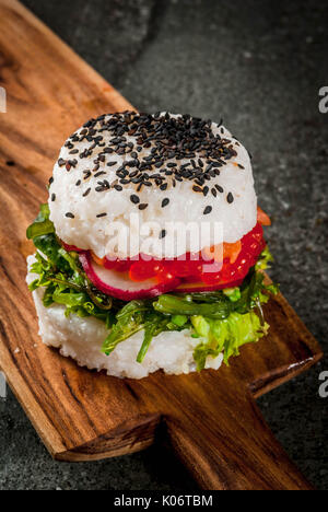 tasty homemade sushi sandwich with organic ingredients Stock Photo - Alamy