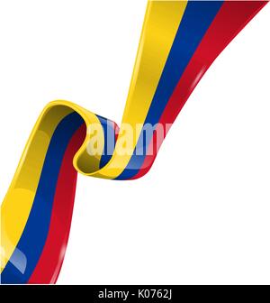 colombia flag ribbon on background Stock Vector Image & Art - Alamy