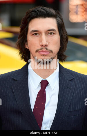 Adam Driver attending the Logan Lucky UK Premiere held at Vue West End ...